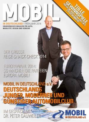 MOBIL Magazin 1-2014 » Mobil in Deutschland e.V.
